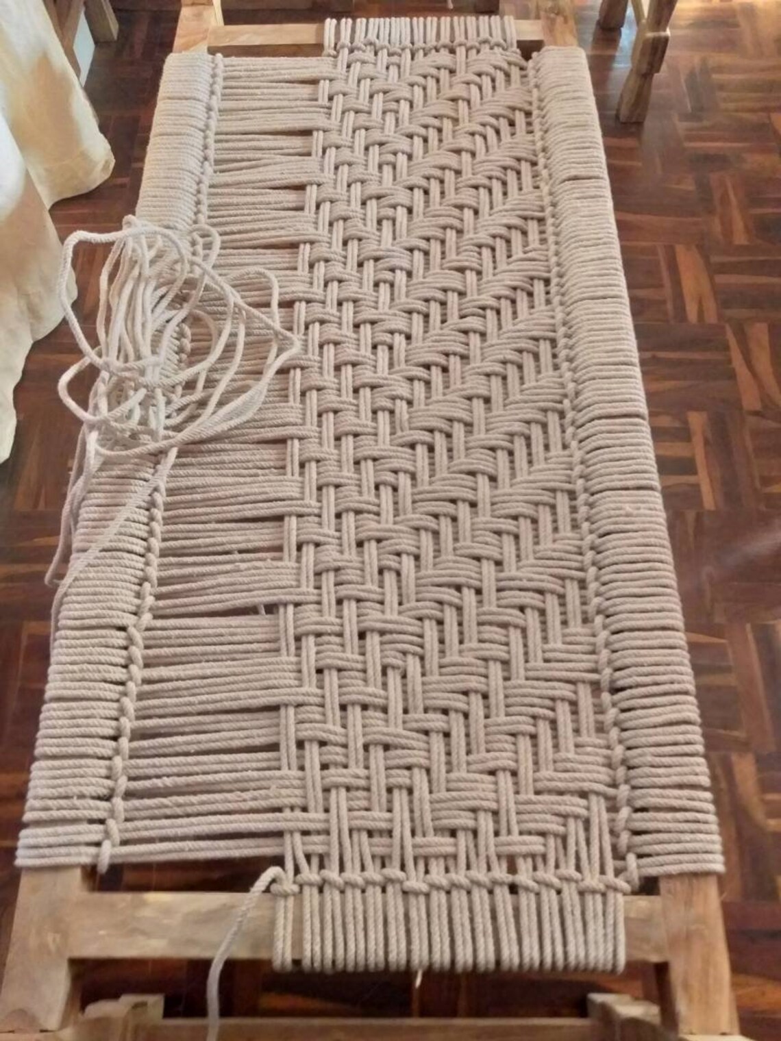 Charpoy.bench 100% Hand Made.indian Style Hand-knitted Charpoy.day Bed ...