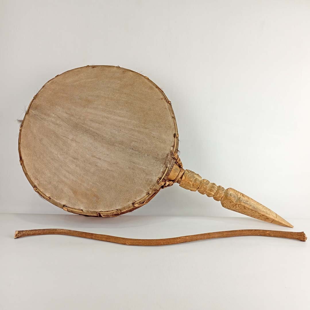 Traditional Himalayan Shaman Drum. Authentic Dhyangro Jhakri . Hand ...