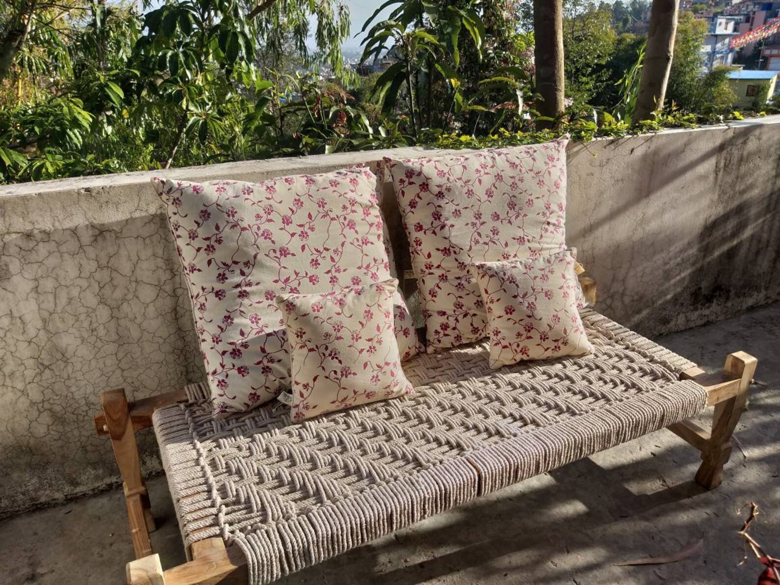 Charpoy.bench 100% Hand Made.indian Style Hand-knitted Charpoy.day Bed ...