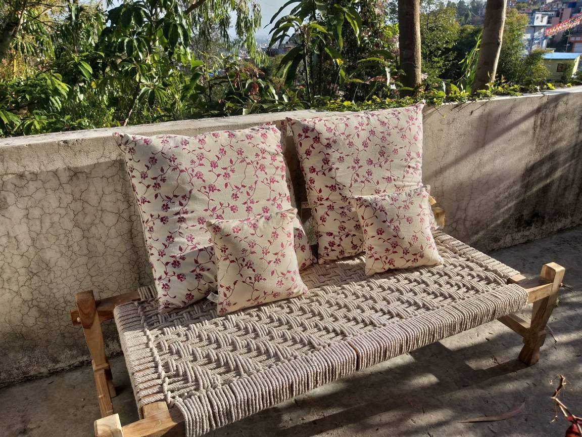 Charpoy.bench 100% Hand Made.indian Style Hand-knitted Charpoy.day Bed ...