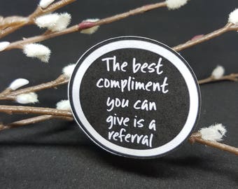 Compliment stickers | Etsy