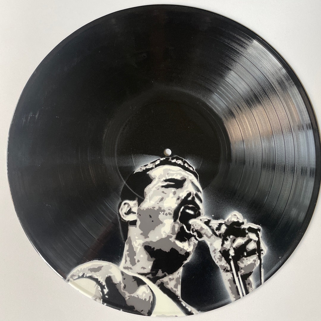 Freddie Mercury Vinyl Record Art - Etsy UK