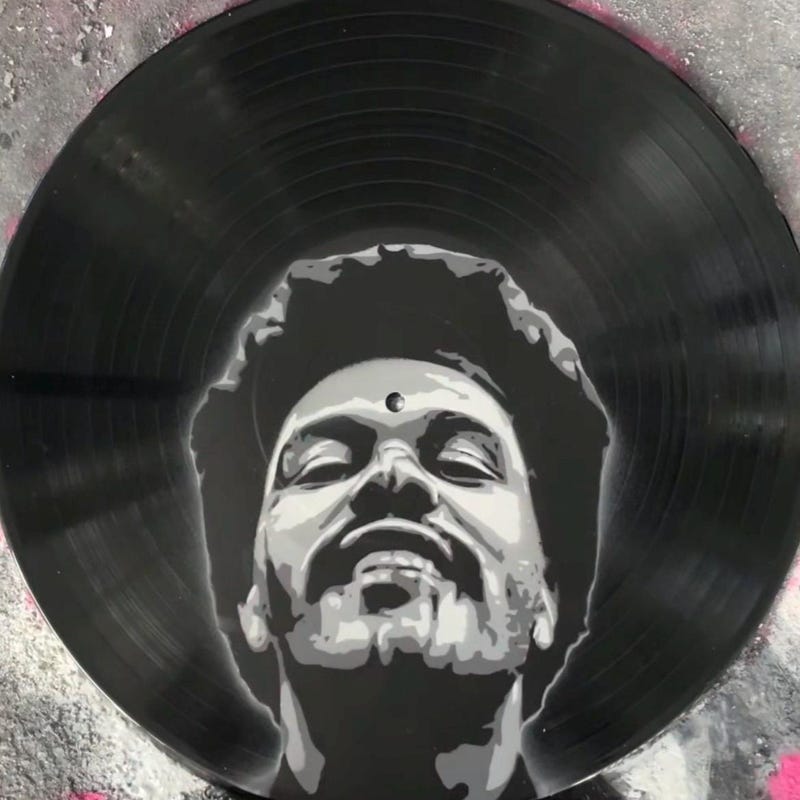 The Weeknd Wall Art - Etsy