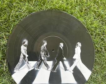 The Beatles Vinyl Record Art - Etsy