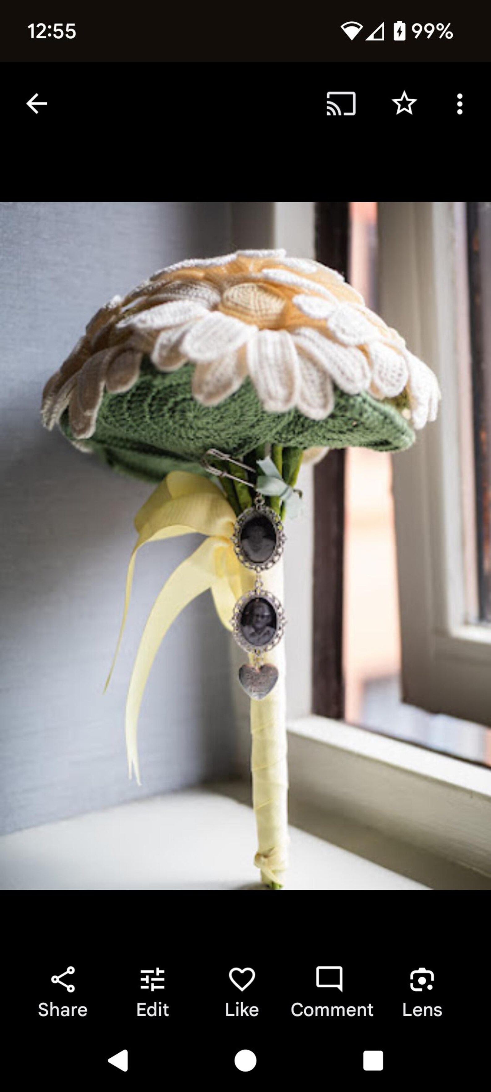 Large Daisy Pattern | Crochet | Flower | Wedding | Bouquet | Handmade ...