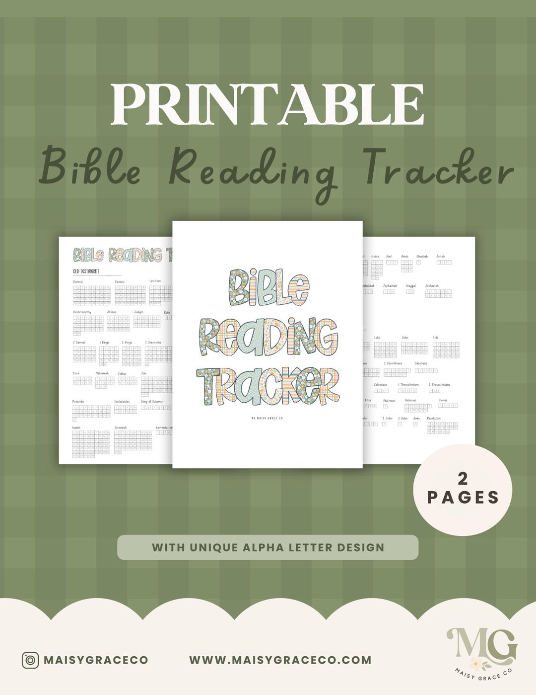 Printable Bible Reading Tracker, Old & New Testament - Etsy