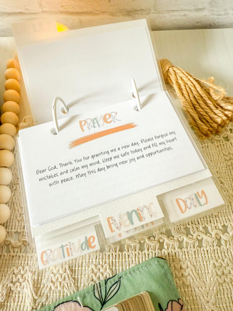 3x5 Printable Mini Prayer Binder With Prayer Cards - Etsy