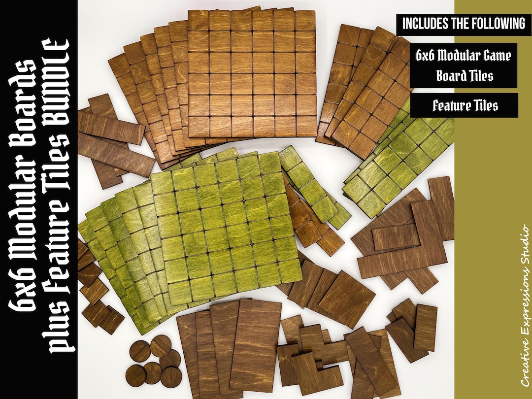 Modular Dungeon Tiles for Dnd & TTRPG Wooden Tabletop RPG Board - Etsy