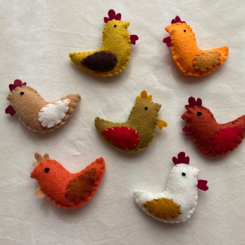 Felt Chicken - Etsy