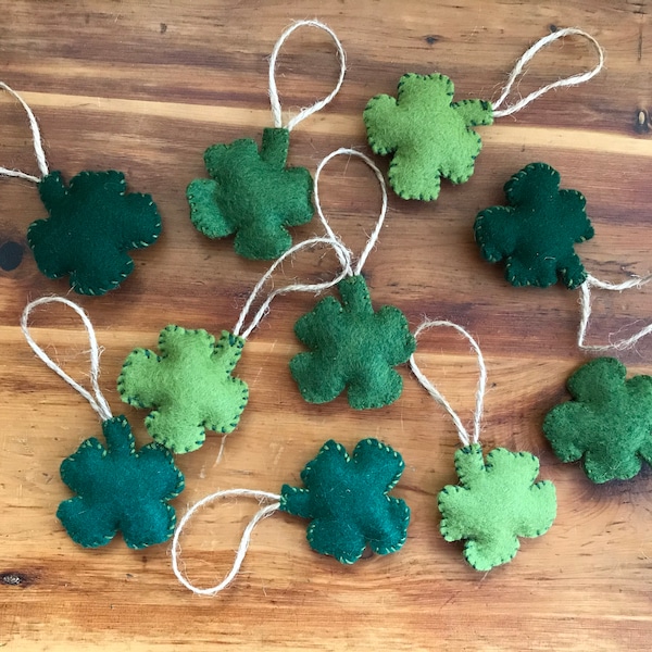 Shamrock Ornaments - Etsy
