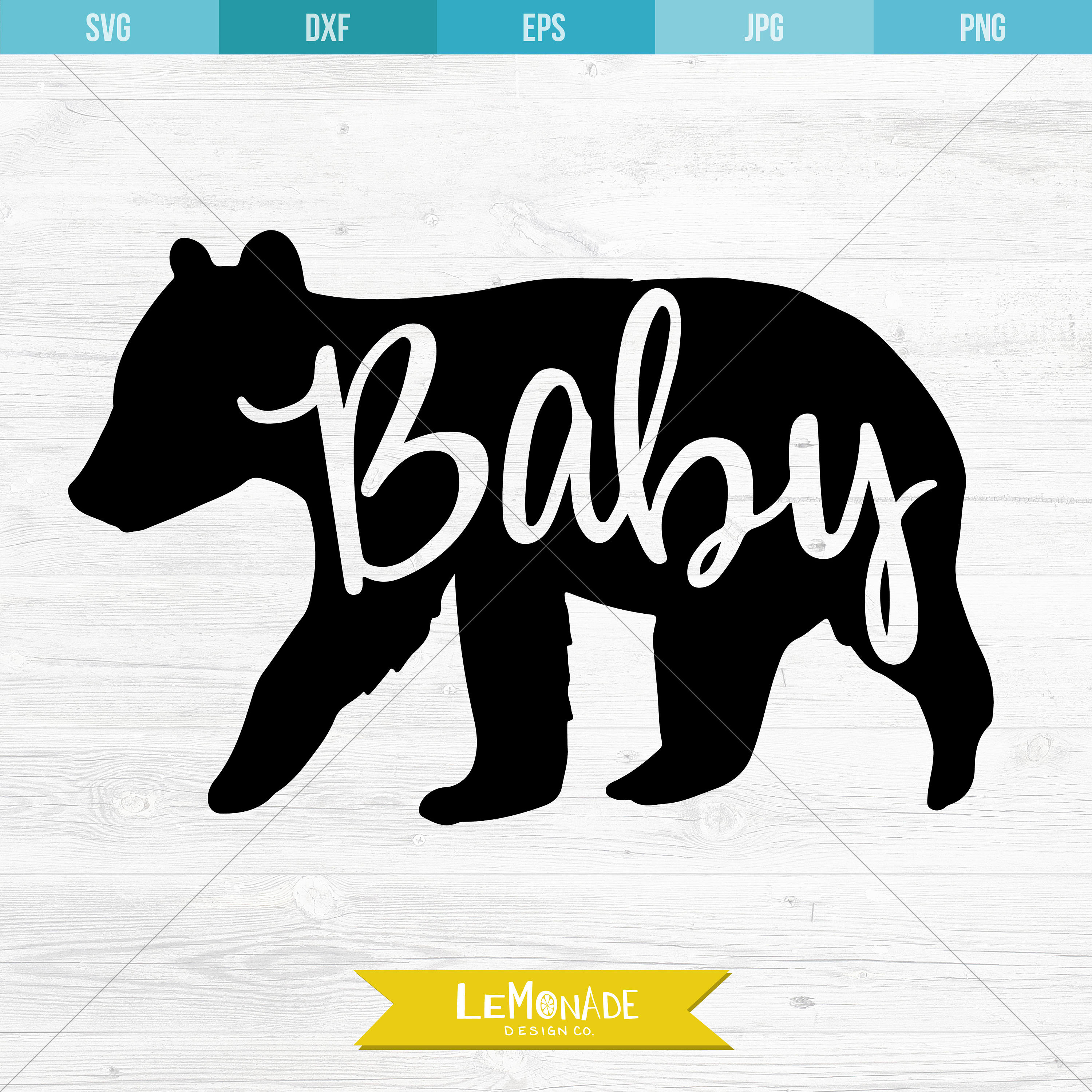 Baby Bear SVG Cutting File | Etsy