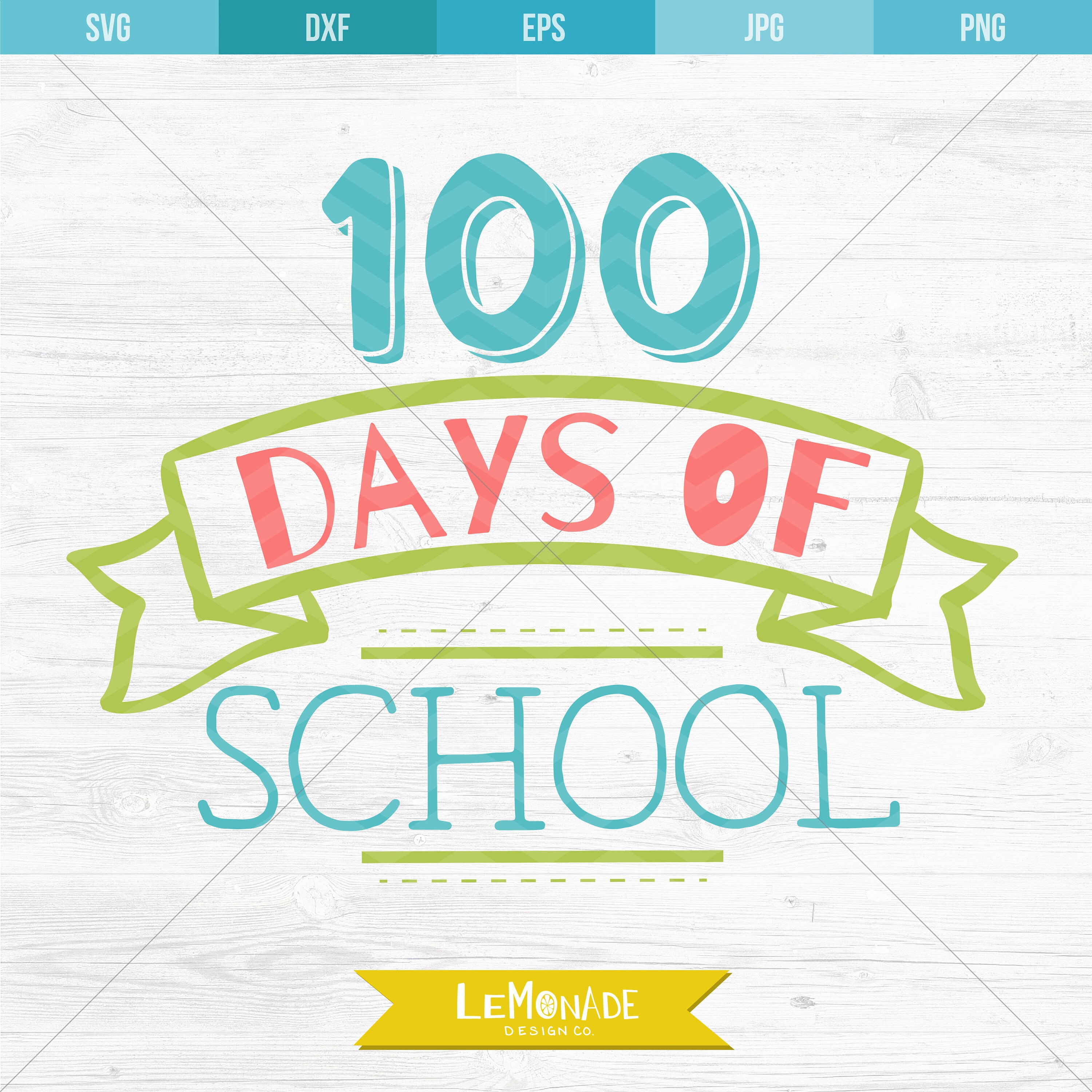 100 días de la escuela SVG archivo de corte - Etsy España