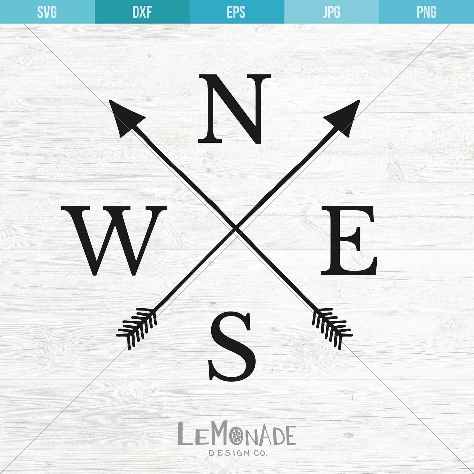 NESW Arrows SVG Cutting File - Etsy