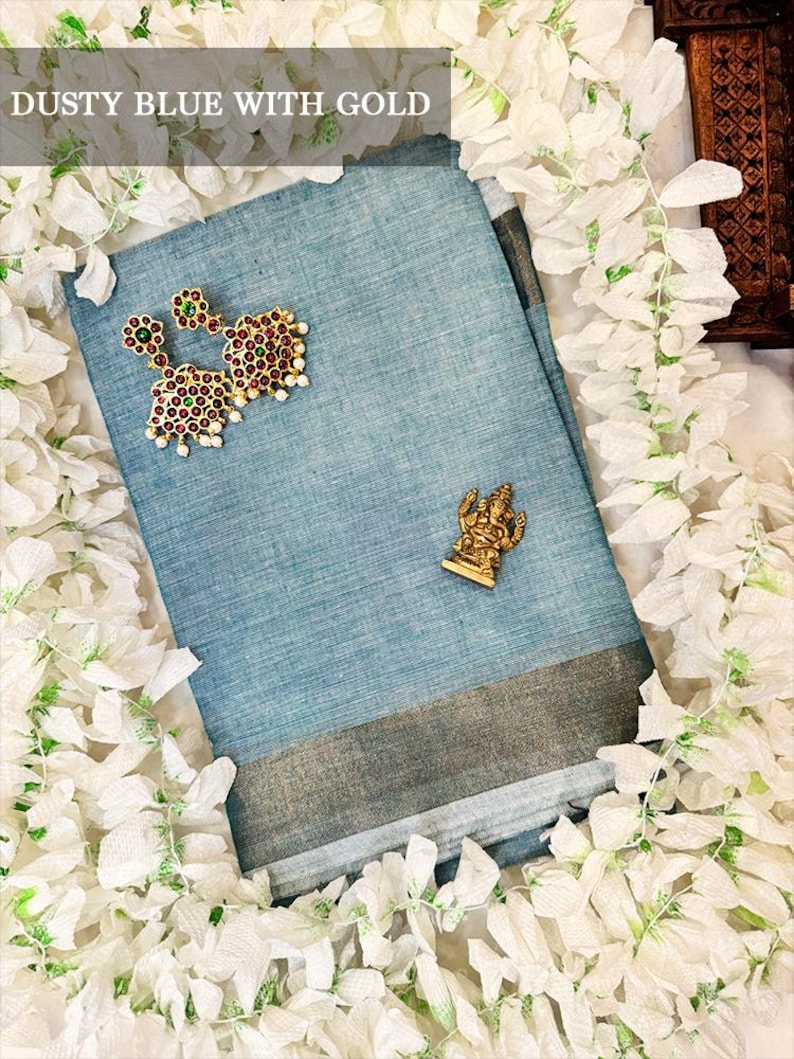 Cotton Dance Saree: Indian Classical Dance Practice Sari, Plain Border ...