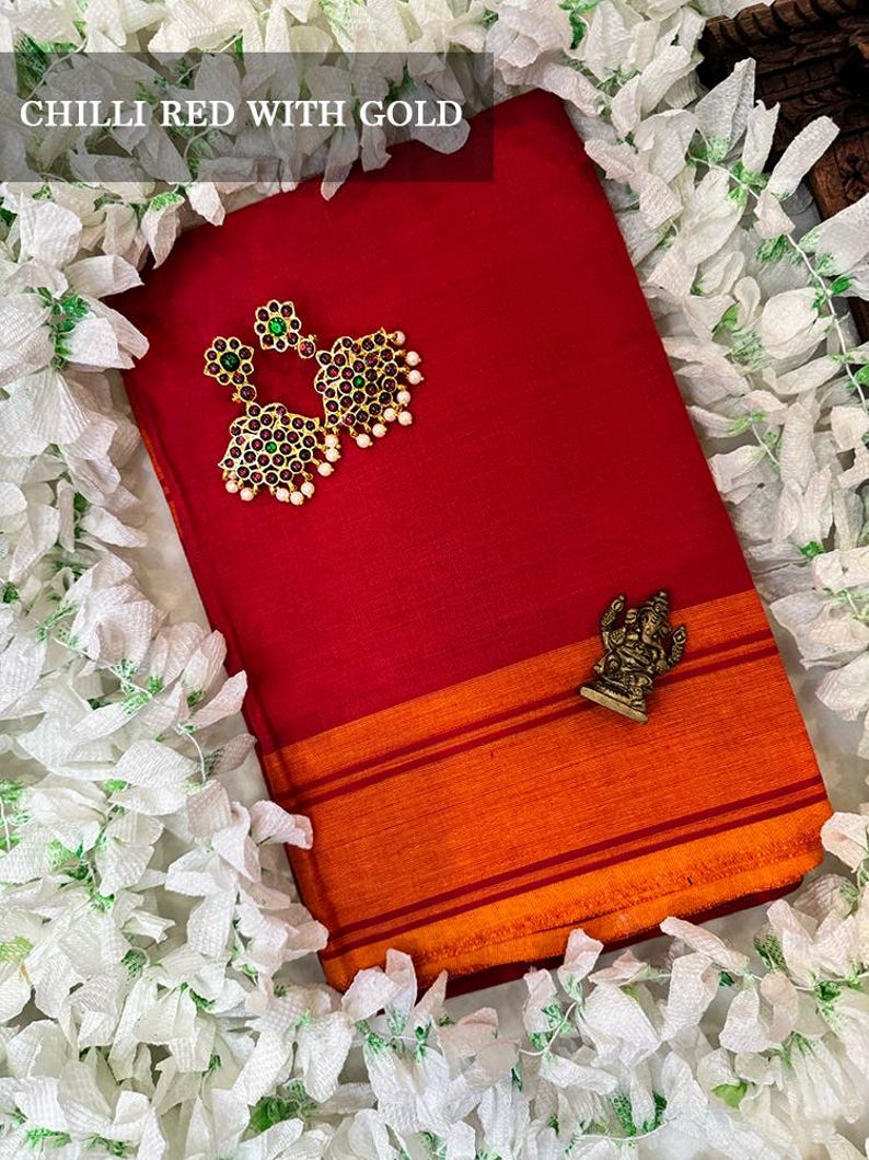 Cotton Dance Saree: Indian Classical Dance Practice Sari, Plain Border ...