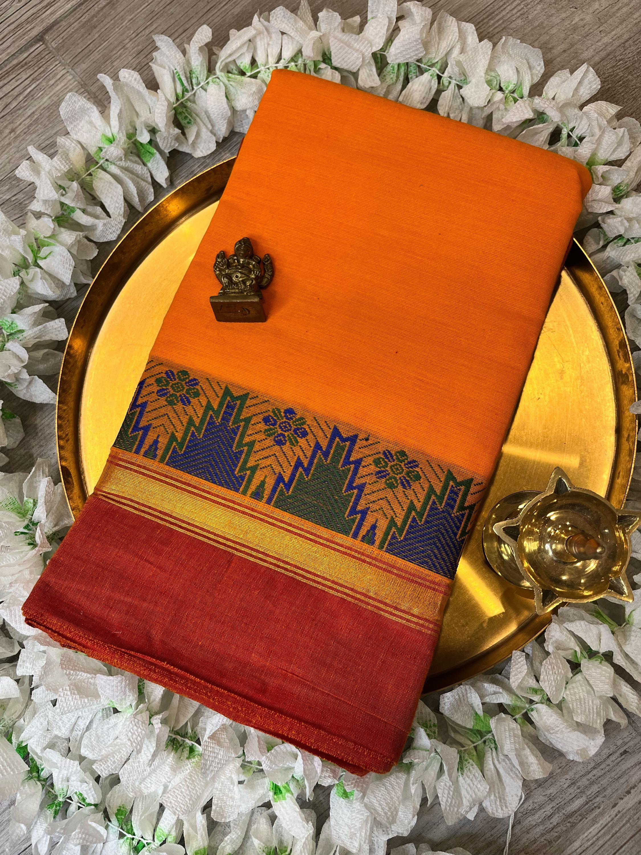 Cotton Indian Dance Practice Saree: Bharatanatyam, Kuchipudi, Odissi - Etsy