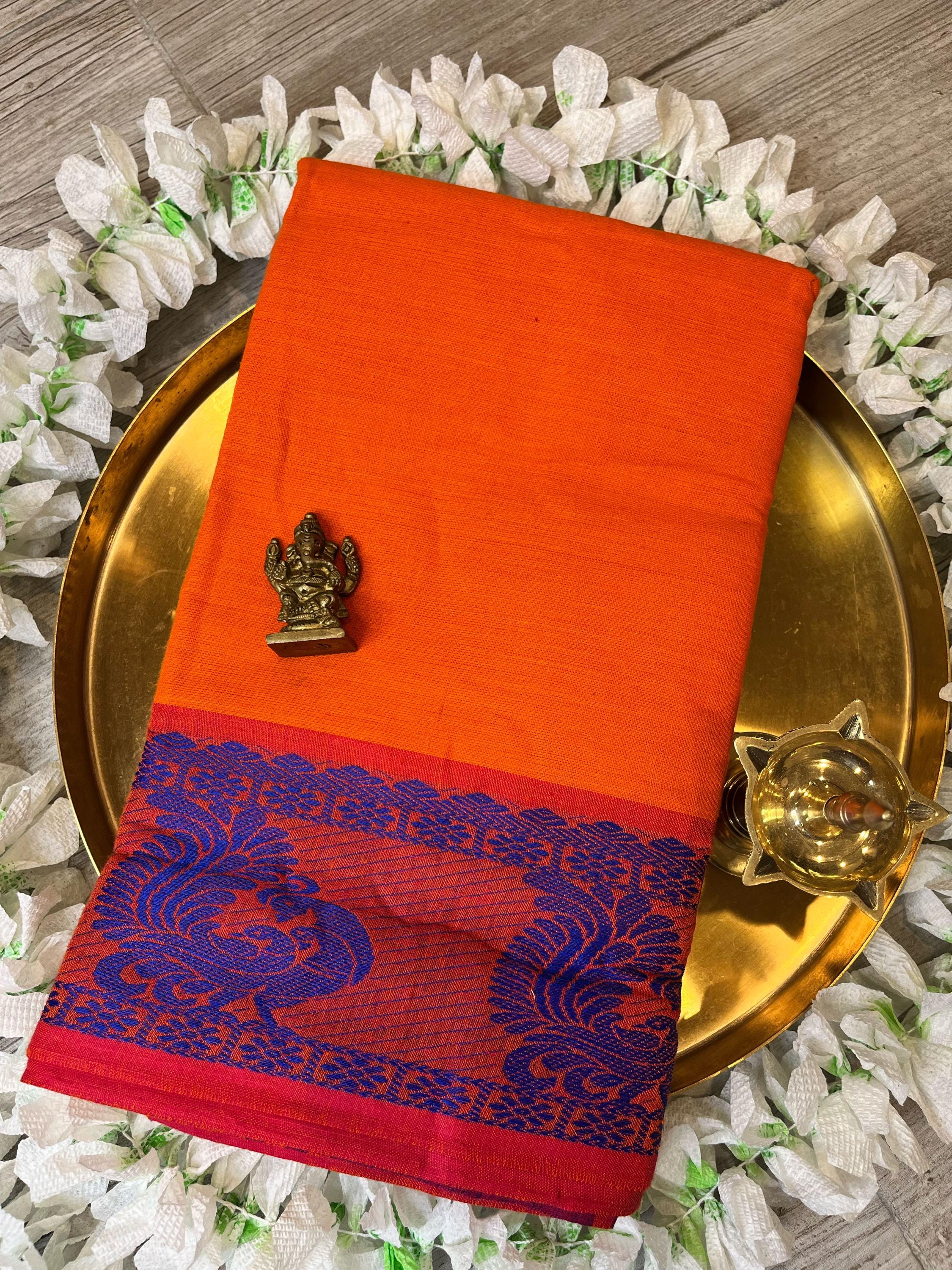 Cotton Indian Dance Practice Saree: Bharatanatyam, Kuchipudi, Odissi - Etsy
