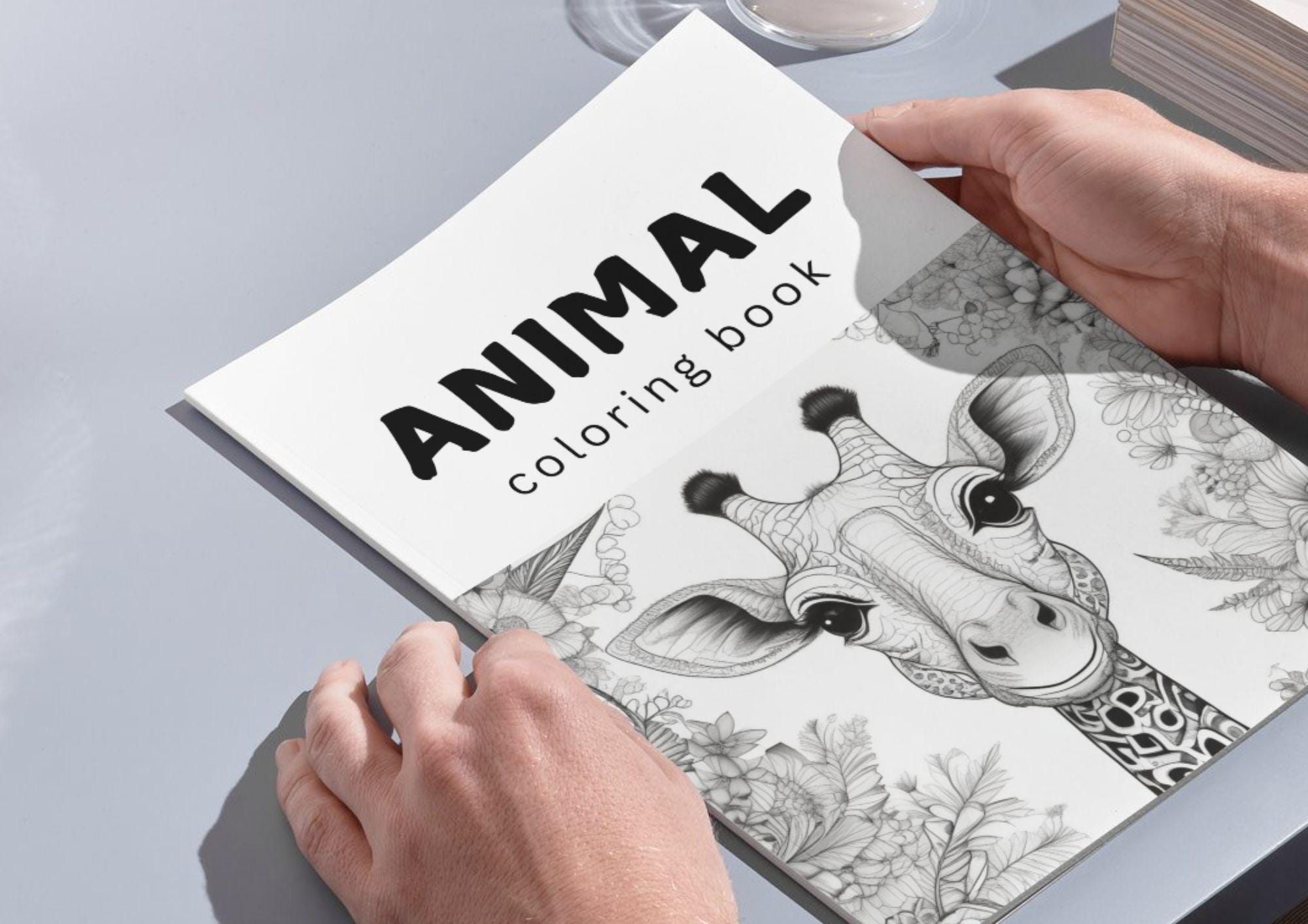 Animal Coloring Book for Kids Printable Coloring Pages Fun ...