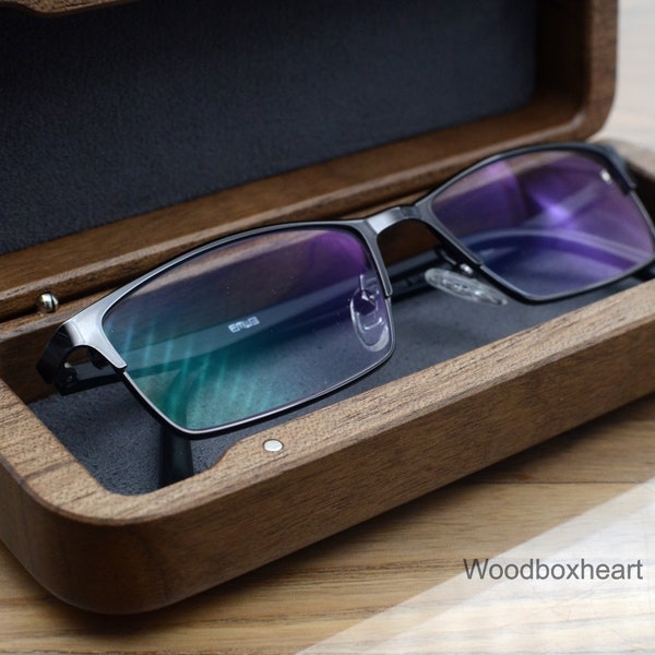 Wood Glasses Case - Etsy