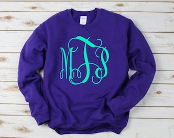 Monogrammed sweater | Etsy
