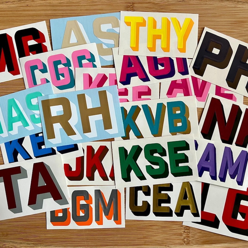 Layered Vinyl Decal - Etsy