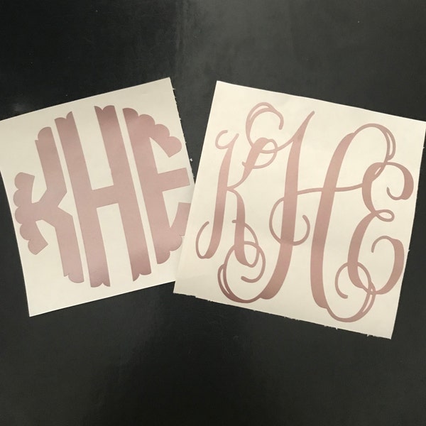 Gold Monogram - Etsy