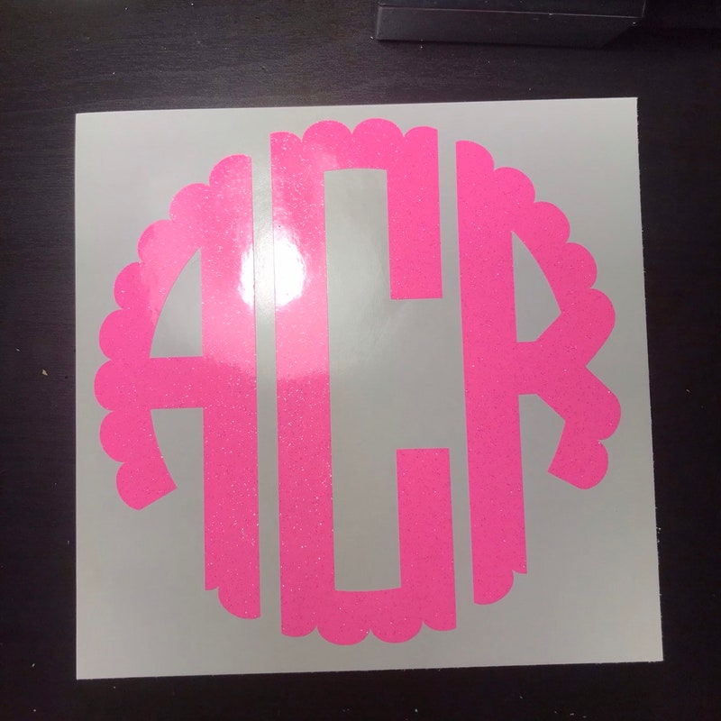 Monogram Scallop - Etsy