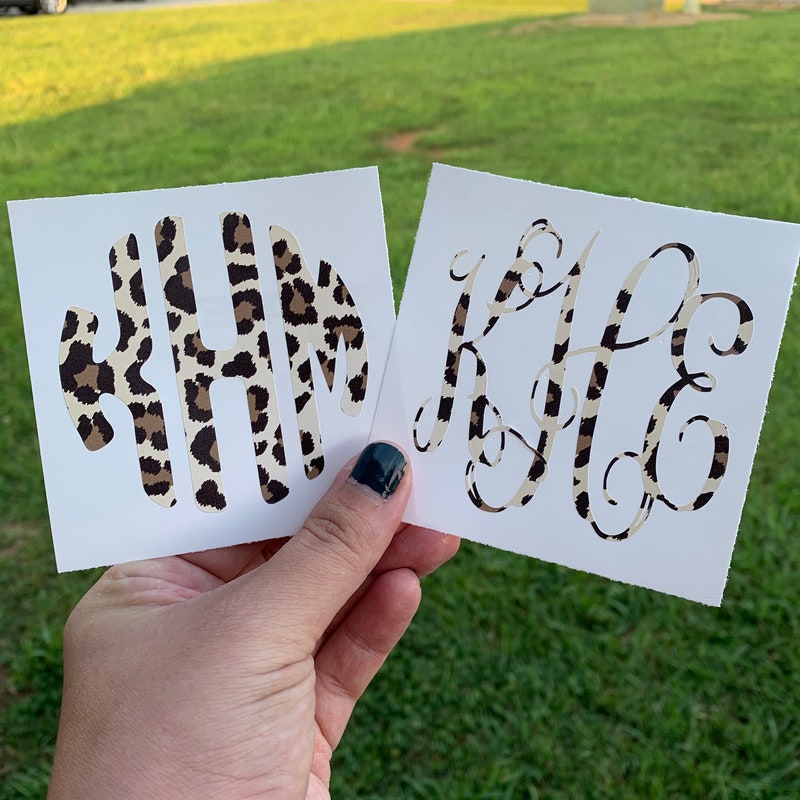 Monogram Decal - Etsy