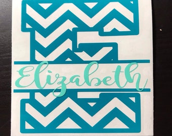 Chevron Monogram | Etsy