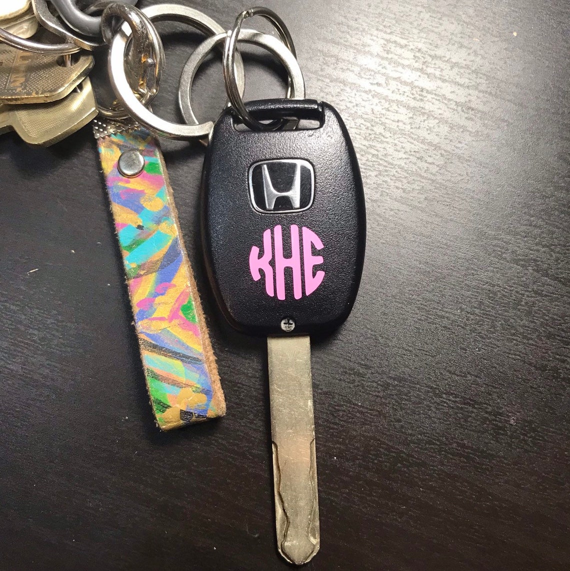 Key Monogram Decal Car Key Monogram Monogram Decal Car Key - Etsy