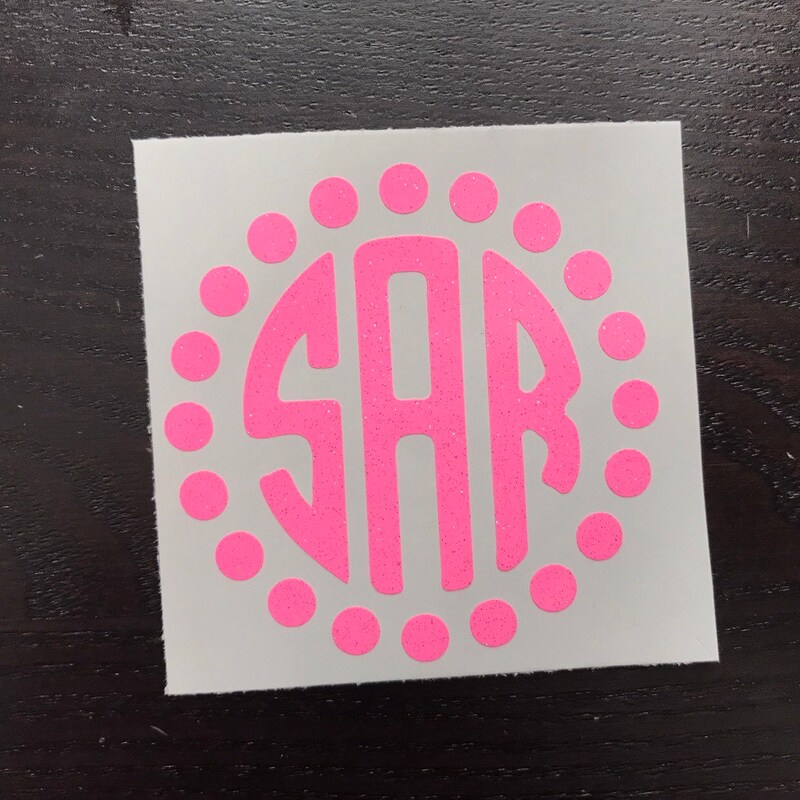 Circle Monograms - Etsy