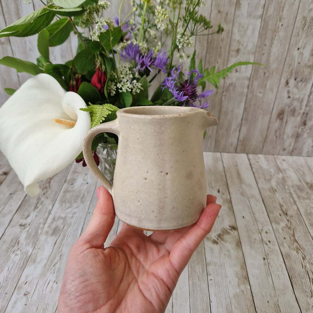 Lovely Vintage Studio Art Pottery Small Jug Beige Jug Hygge Décor 3.5 ...