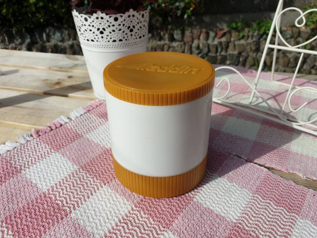 Retro American Aladdin 10 Ounce Freezer Lid Jar 7100 Picnic - Etsy