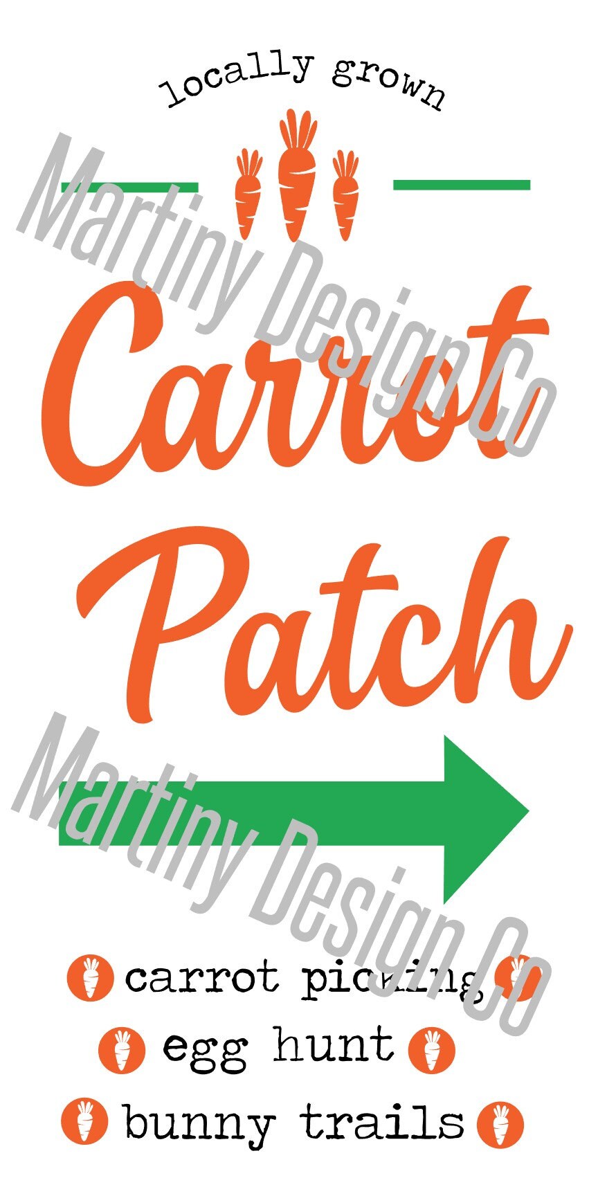 DIGITAL FILE ONLY Carrot Patch Sign - Etsy