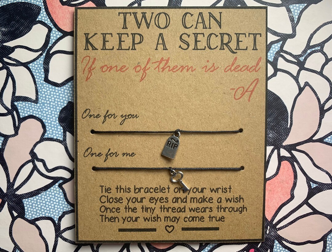 PLL Inspired Best Friends Wish Bracelets, Pretty Little Liars, Teen, A ...