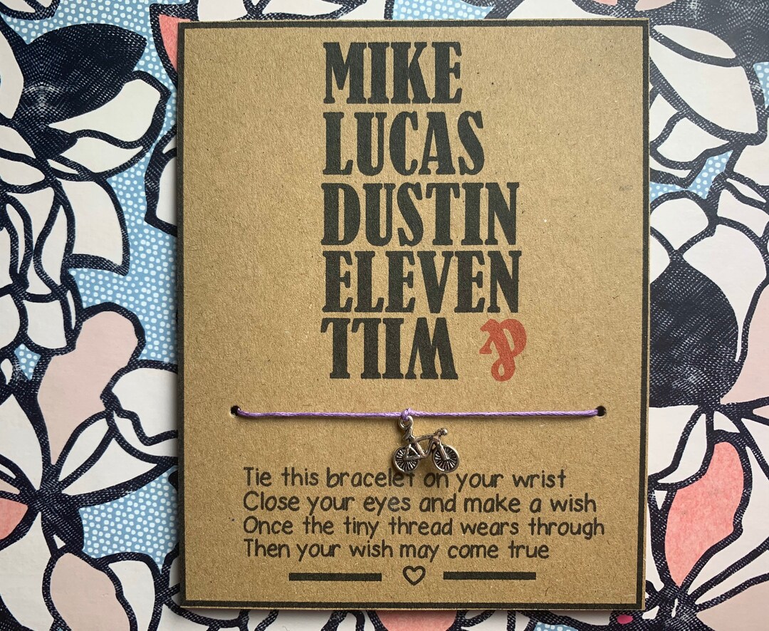 Stranger Things Inspired Wish Bracelet Stranger Things Charm Bracelet ...