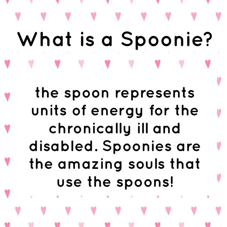 Spoonie Wish Bracelet Spoon Theory Spoonie Save a Spoon | Etsy
