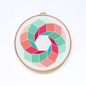 Cross Stitch Pattern Modern, Cross Stitch Pattern Geometric, Cross ...