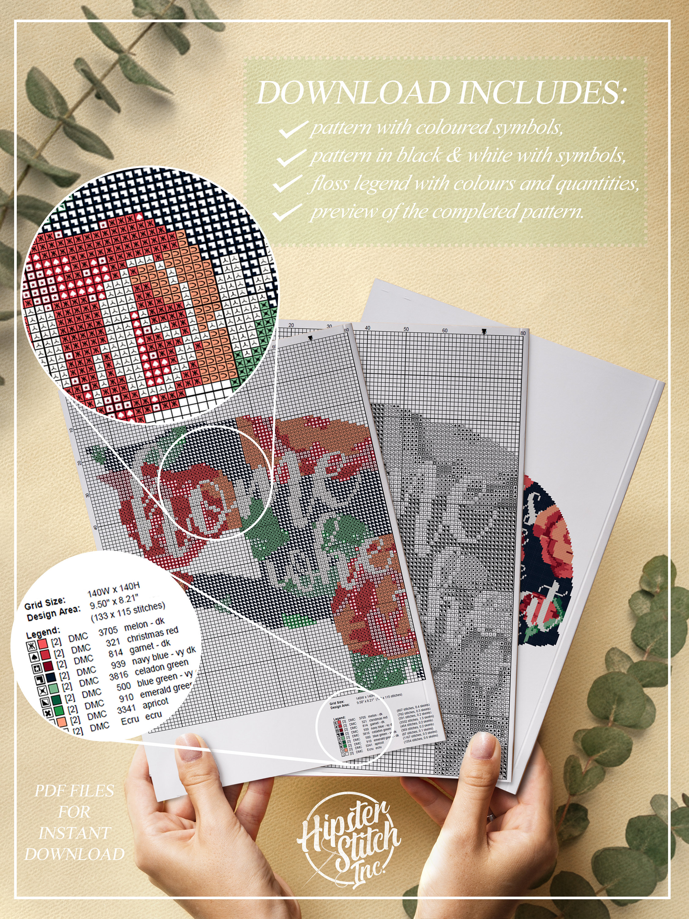 Sea Cross Stitch Pattern PDF Ocean Cross Stitch Pattern | Etsy