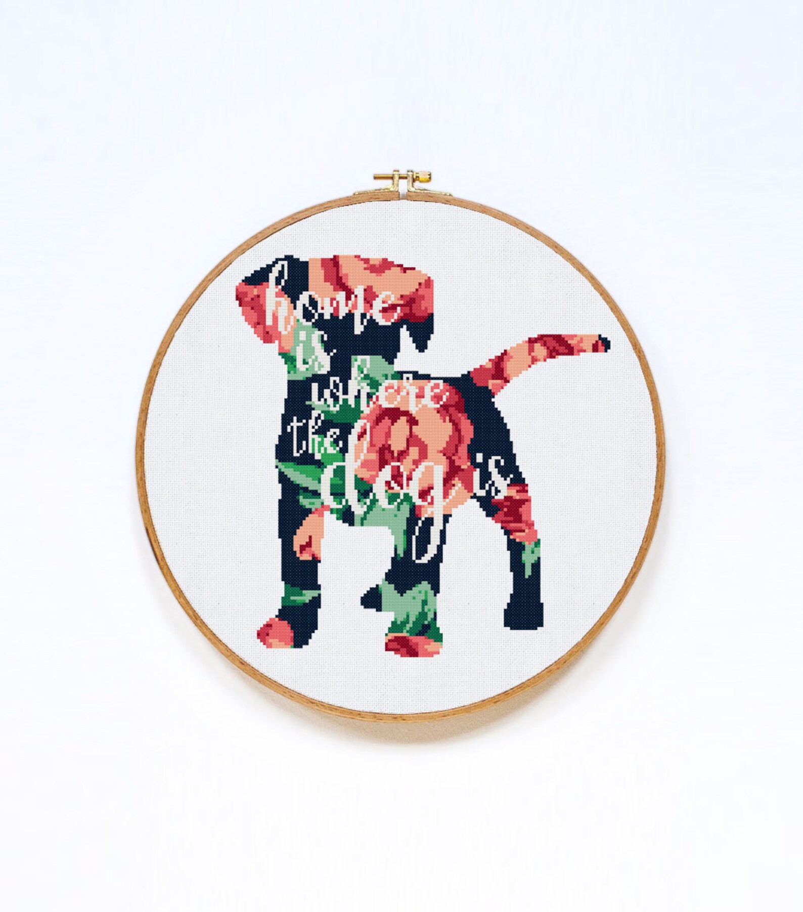 Dog Cross Stitch Pattern PDF Pet Cross Stitch Pattern Home - Etsy