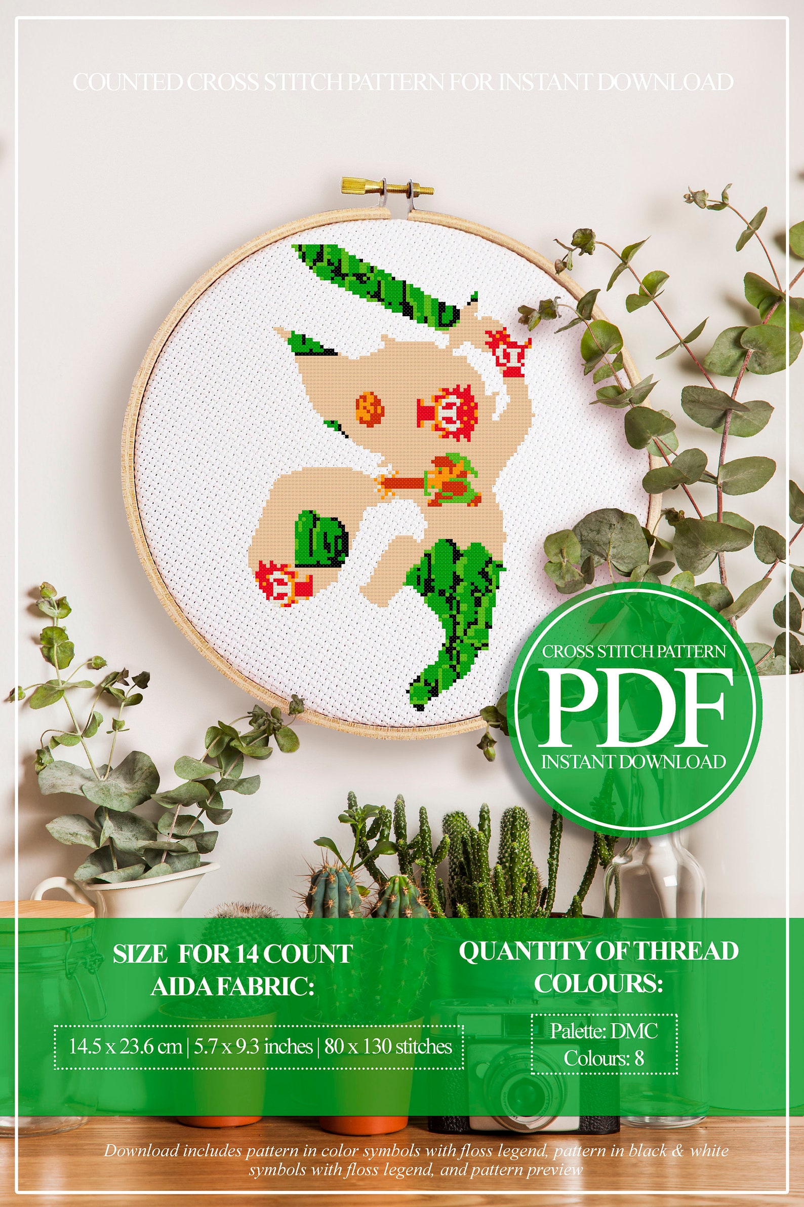 Video Game Cross Stitch Pattern PDF, Mario Cross Stitch Pattern, Zelda ...