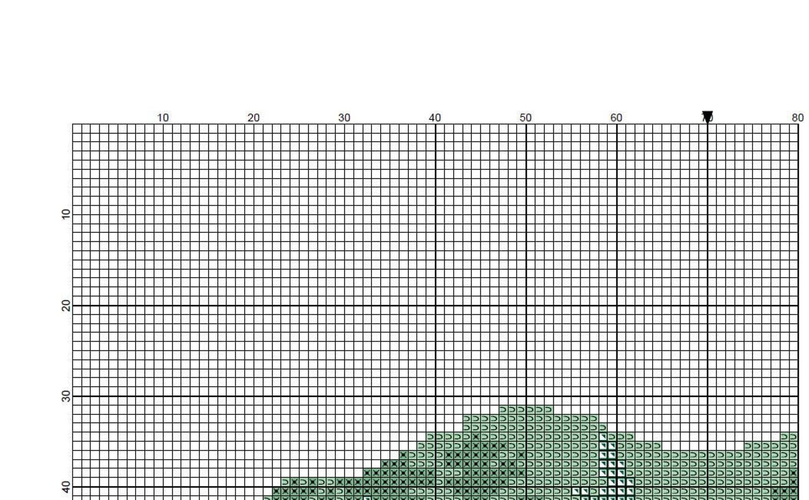 Woodland Cross Stitch Pattern Set of 4 Cross Stitch Forest | Etsy
