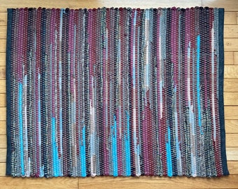 Handwoven Rug Made on 100 Yr Old Loom Gorgeous Wool - Etsy