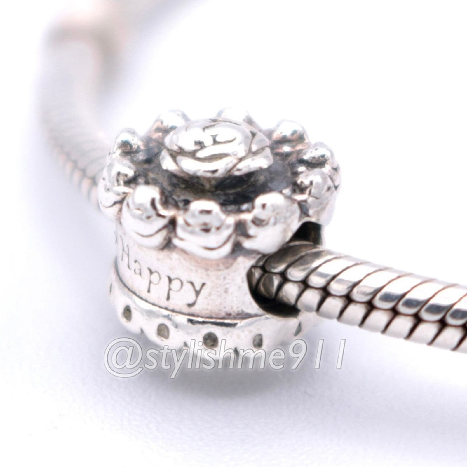 Authentic Pandora Happy Birthday Cake Charm 791289 - Etsy