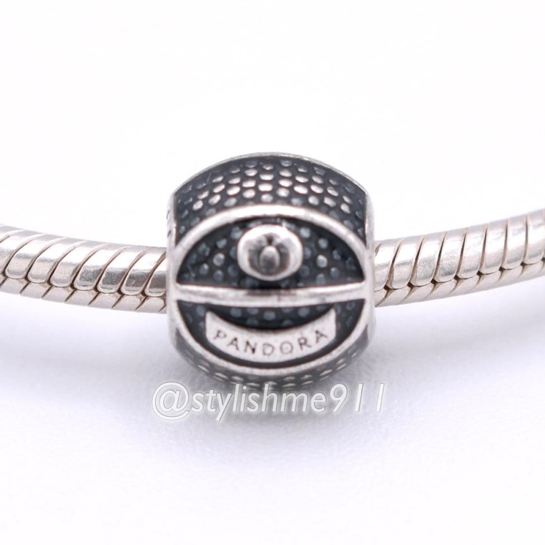Authentic PANDORA Basketball Charm 791201EN44 - Etsy