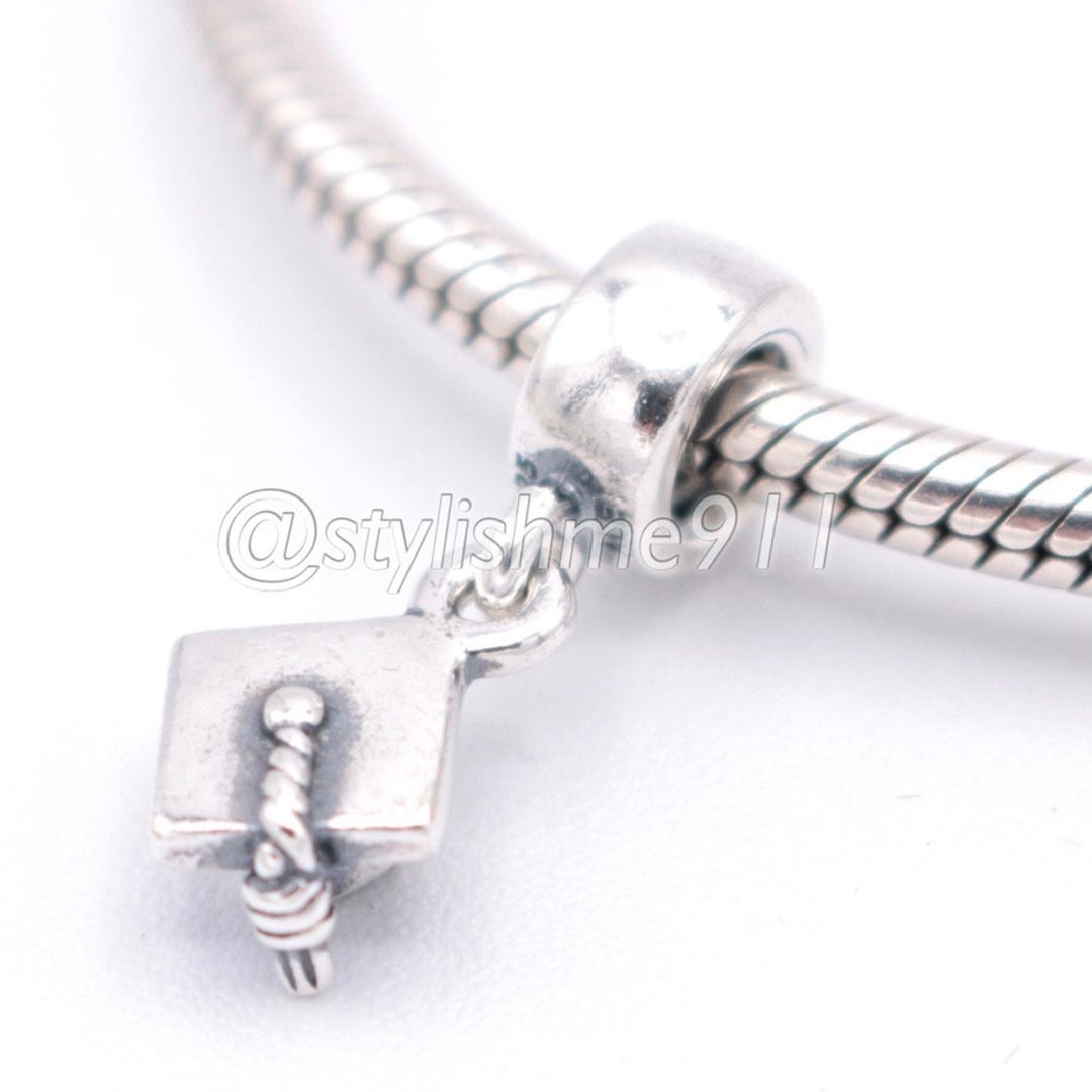 Authentic PANDORA Silver Graduation Hat Charm - 790270 - Etsy
