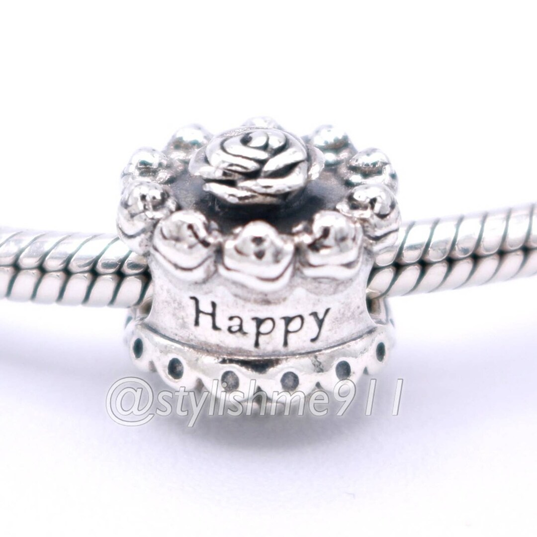 Authentic Pandora Happy Birthday Cake Charm - Etsy