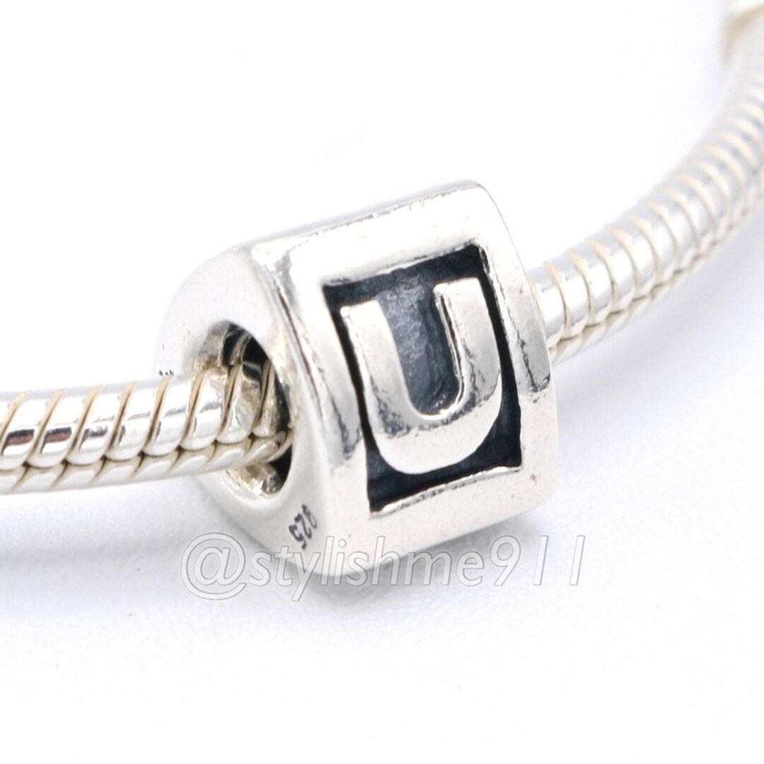 Authentic PANDORA Alphabet Letter - U - 790323U - Etsy