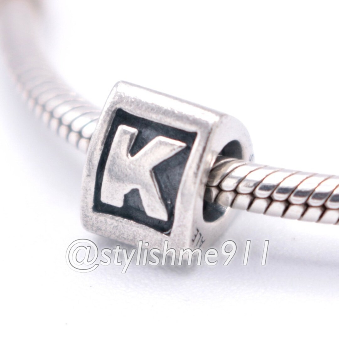 Authentic PANDORA Alphabet Letter - K - 790323K - Etsy