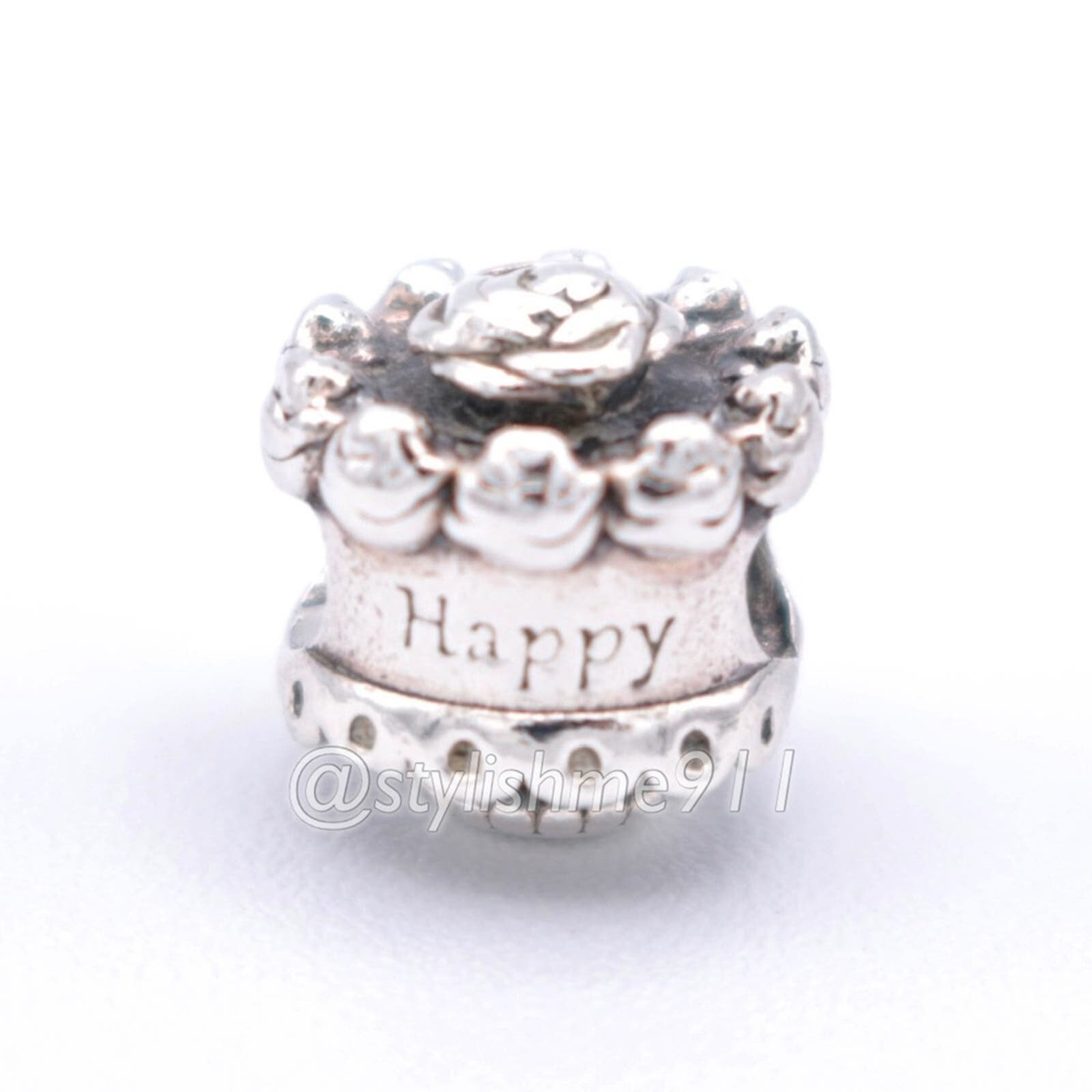 Authentic Pandora Happy Birthday Cake Charm 791289 - Etsy